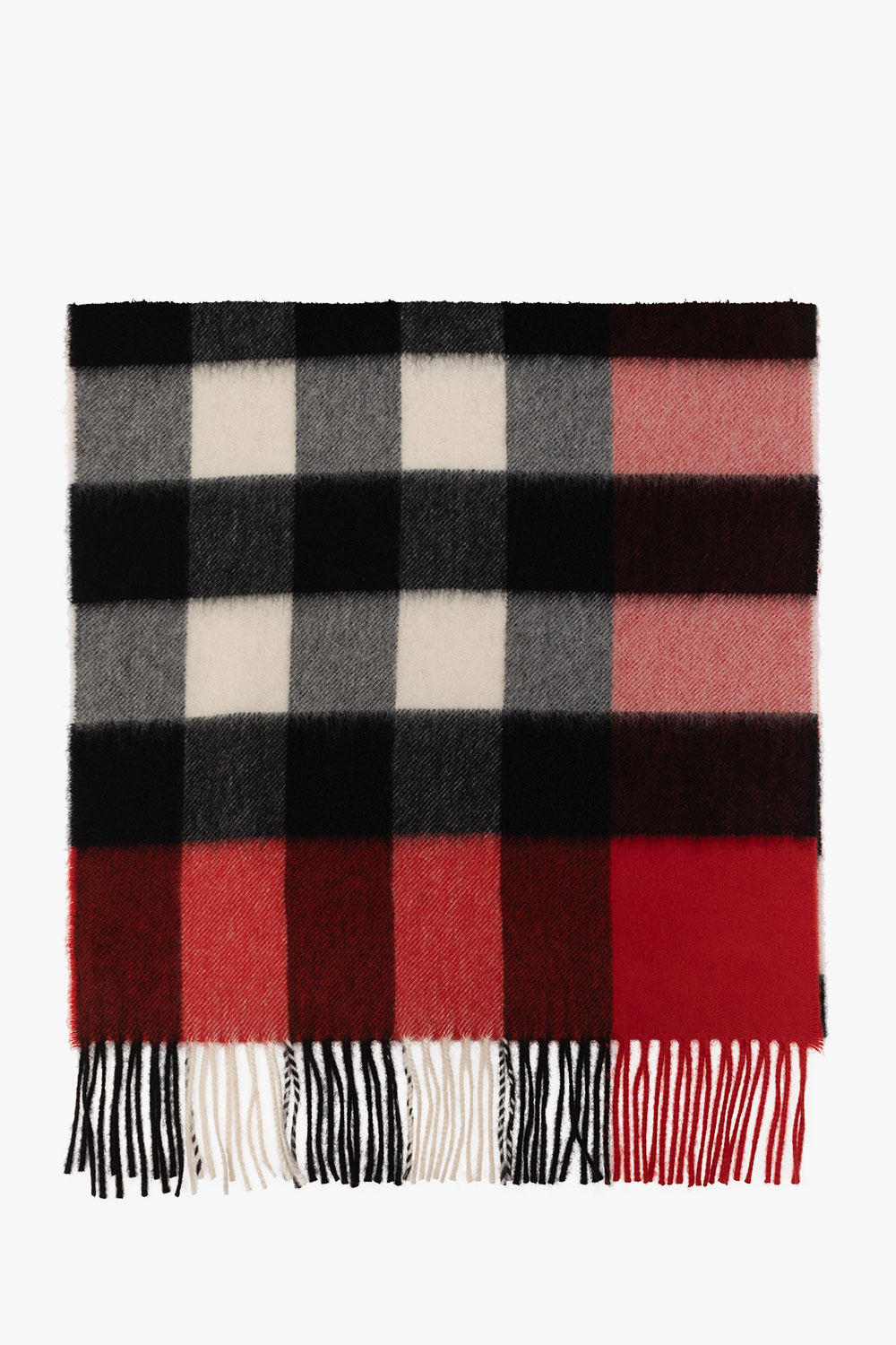 Red and black cashmere scarf store